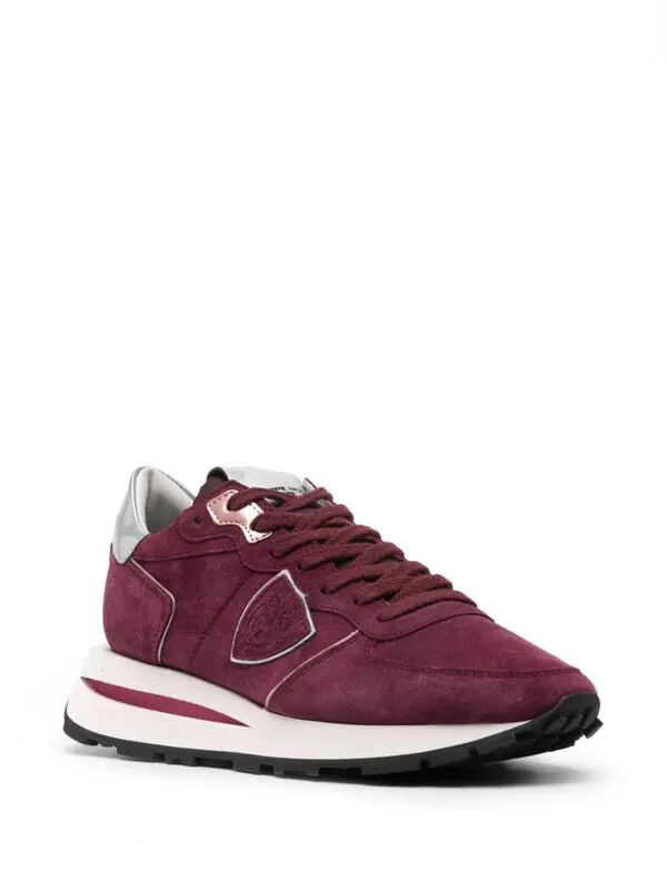 Philippe Model Tropez Haute Sneakers - Red