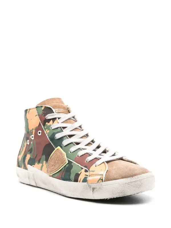 Philippe Model Prsx High-top Sneakers - Green