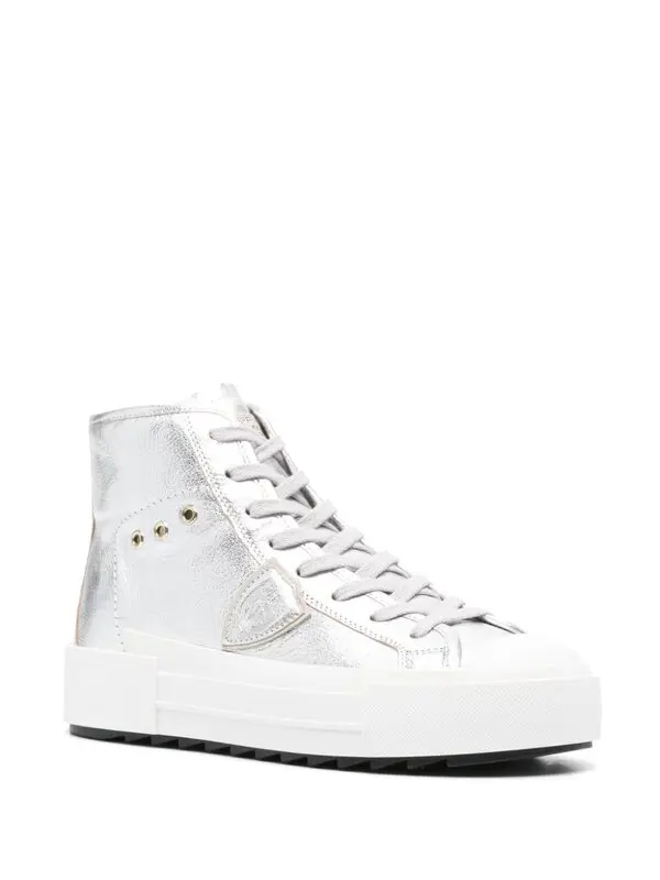 Philippe Model Hybrid Mid Sneakers - Silver