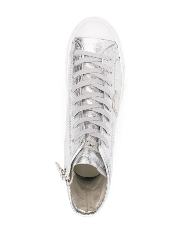 Philippe Model Hybrid Mid Sneakers - Silver