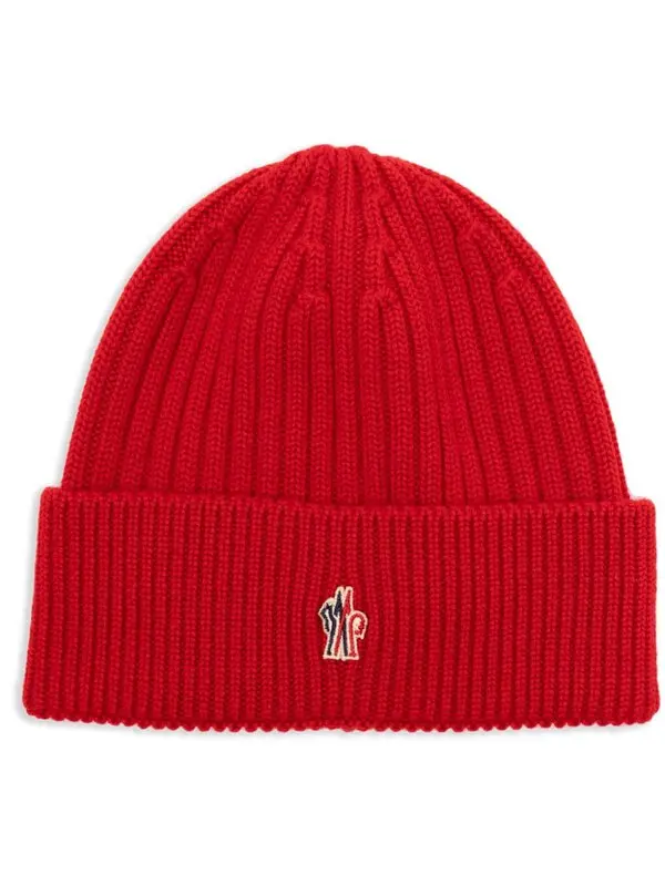 Moncler Logo-appliqué Beanie