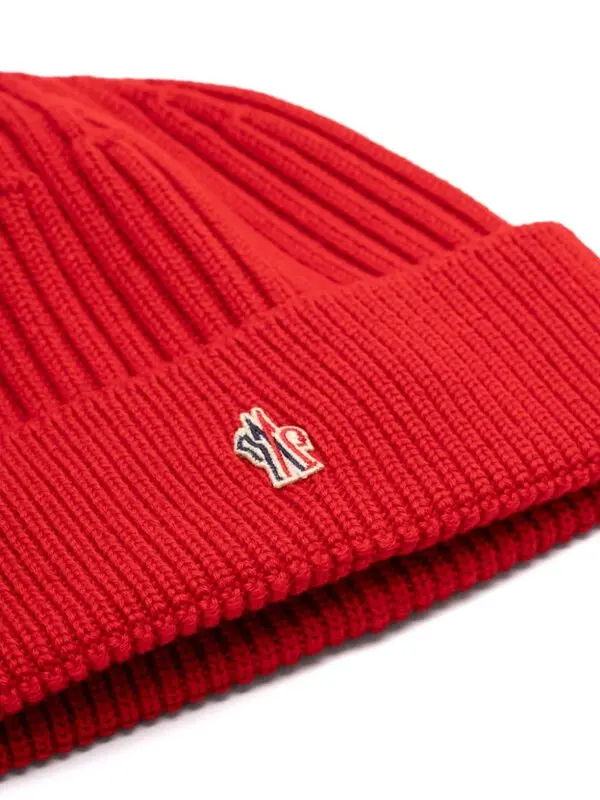 Moncler Logo-appliqué Beanie