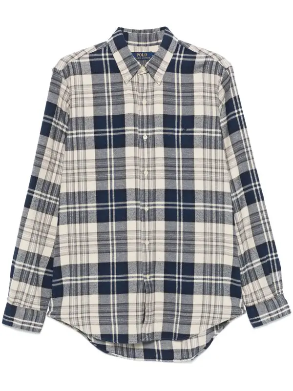 Polo Ralph Lauren Plaid-check Shirt - Blue