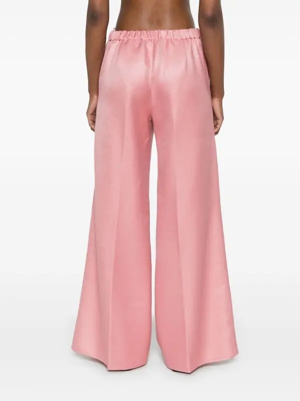FORTE_FORTE Twill Wide-leg Trousers