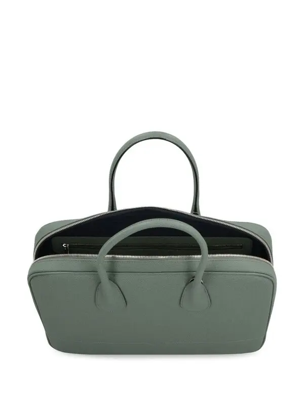 VALEXTRA My Logo Laptop Bag - Green