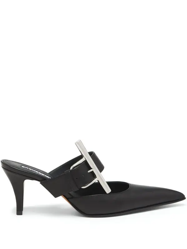 Alexander McQueen 70mm Francisco Leather Mules