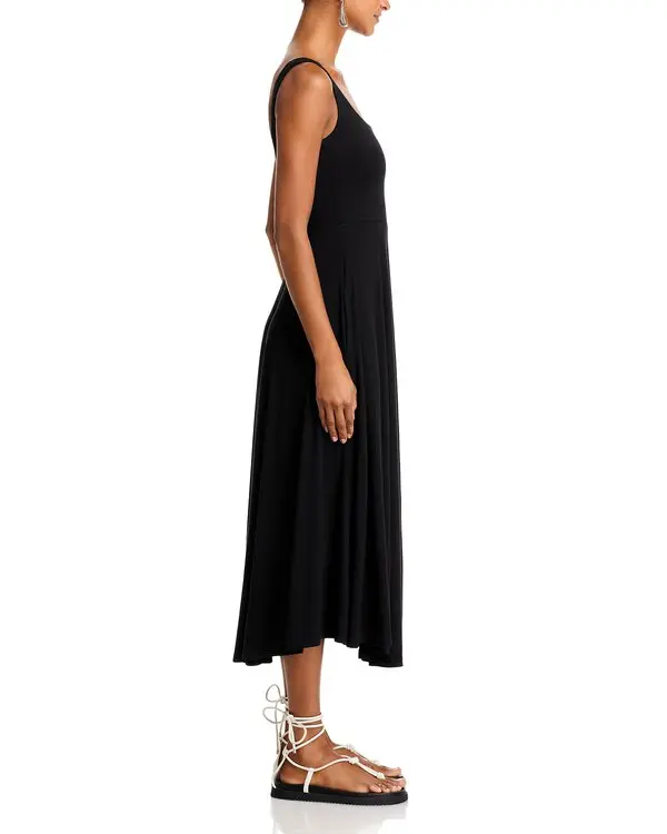 Aqua Knit Sleeveless Midi Dress