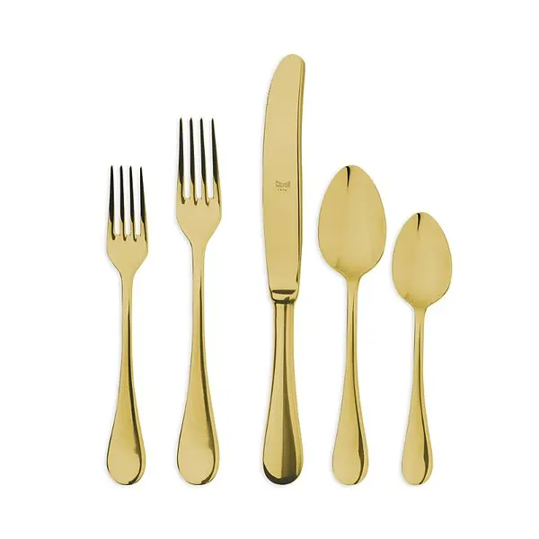 MEPRA 5 Piece Place Setting - Brescia Oro