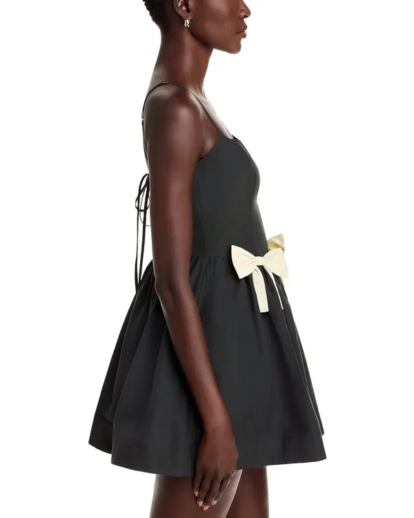 french connection sundae stretch mini dress Structured Taffeta Mini Dress
