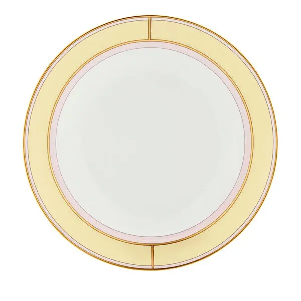 GINORI 1735 Colonna Diva Soup Plate - Giallo