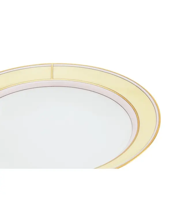 GINORI 1735 Colonna Diva Soup Plate - Giallo