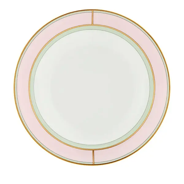 GINORI 1735 Colonna Diva Soup Plate - Rosa