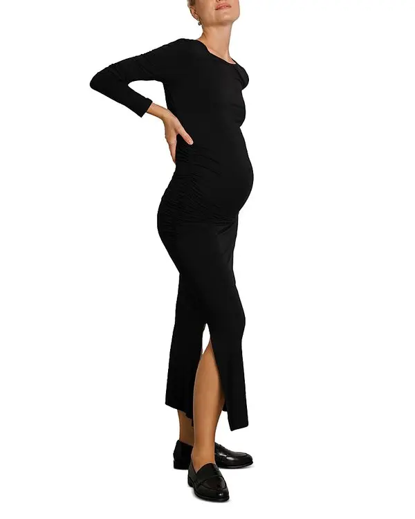 NOM MATERNITY Curve Dress - Black