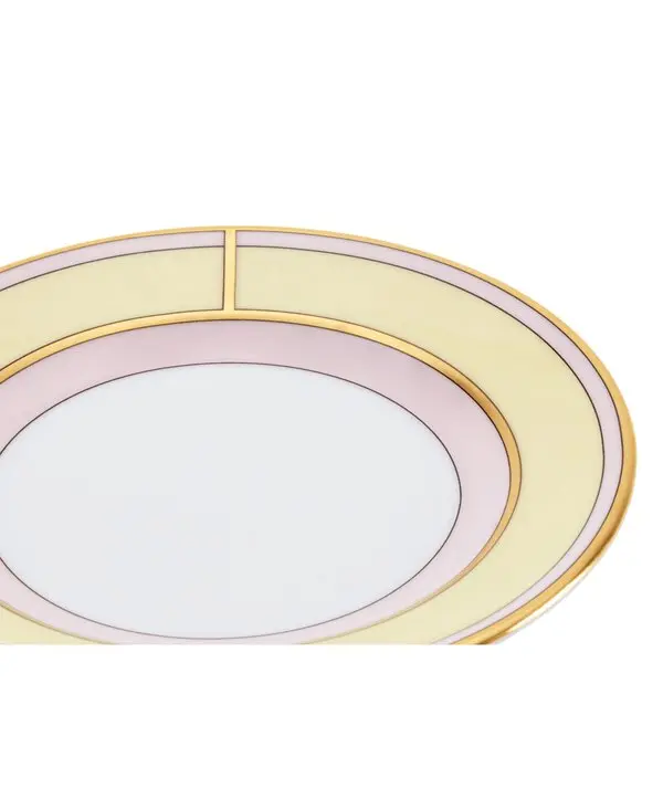 GINORI 1735 Colonna Diva Coffee Saucer - Giallo