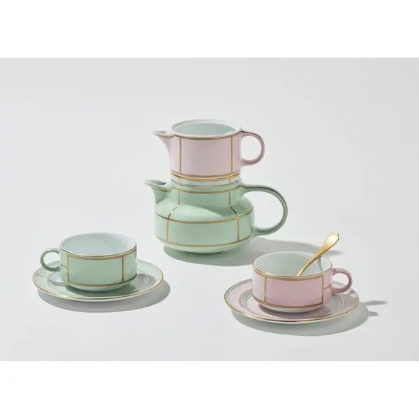 GINORI 1735 Colonna Diva Teapot With Cover - Verde
