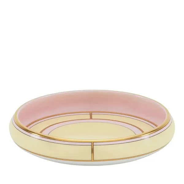 GINORI 1735 Oggetti Round Change Tray - Giallo