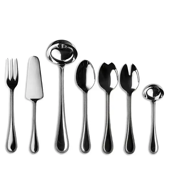 MEPRA Perla Shiny Stainless Steel 7 Piece Serving Set - Silver
