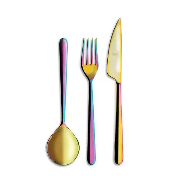 MEPRA Linea Rainbow 3 Piece Serving Set