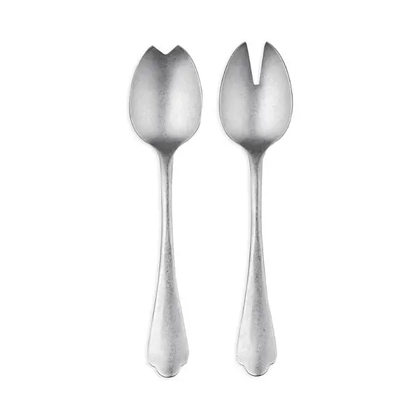 MEPRA Dolce Vita 2 Piece Salad Server Set - Silver