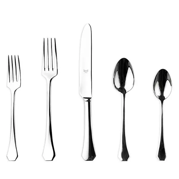 MEPRA Moretto Flatware 5-piece Place Setting - Silver