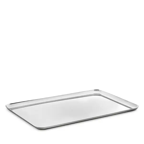 MEPRA Stile Rectangular Tray, Small - Silver