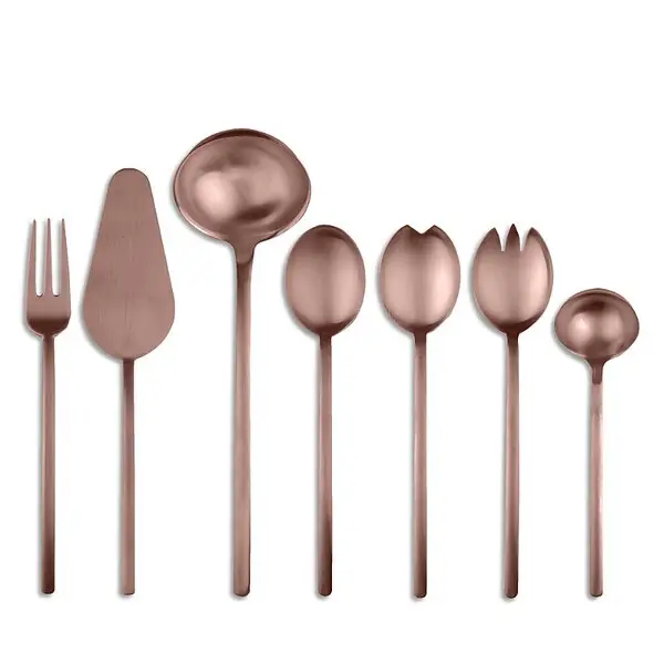 MEPRA Due 7 Piece Serving Set - Ice Bronze