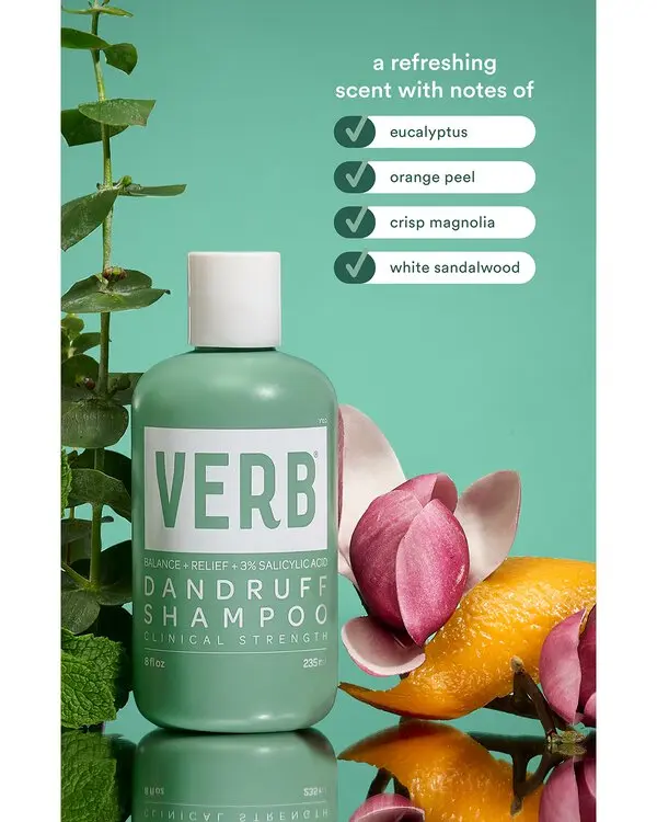 VERB Dandruff Shampoo 8 Oz - No Color