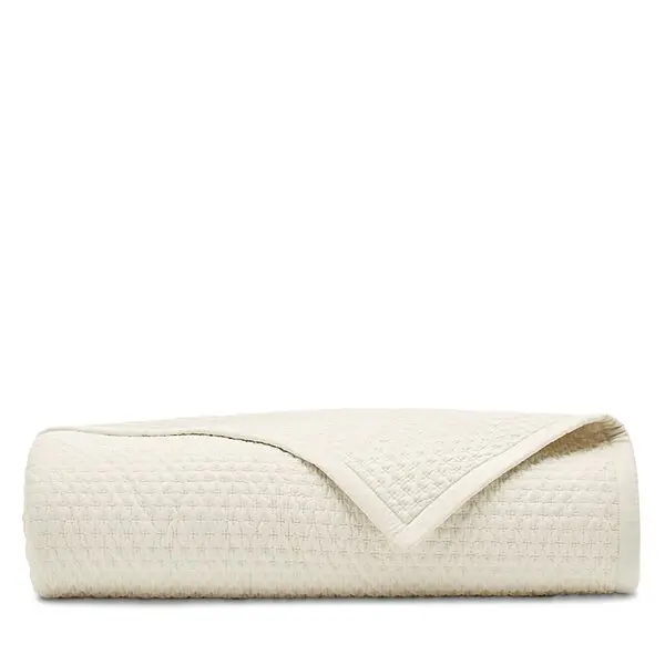BOLL & BRANCH Signature Textured Stitch Quilt, Twin - Cream