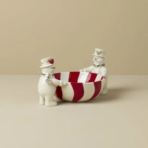 LENOX Happy Holly Days Treat Bowl