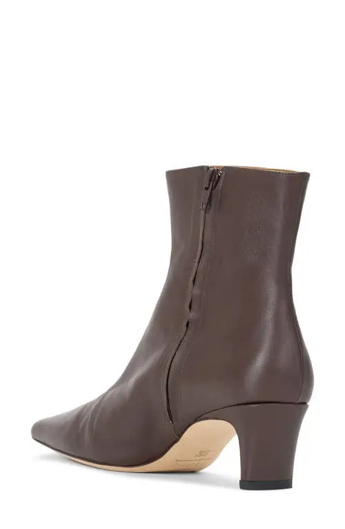 Staud Wally Ankle Boots - Espresso