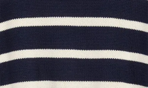 Vineyard Vines Stripe Roll Neck Cotton Sweater