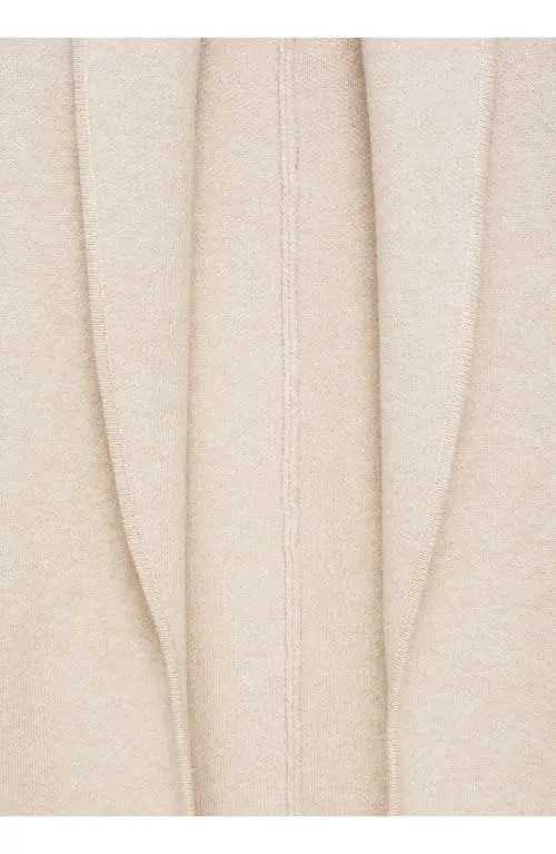 Mango Oversize Long Cardigan - Light/ Pastel Grey