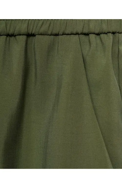 Mango Drawstring Ankle Straight Leg Pants