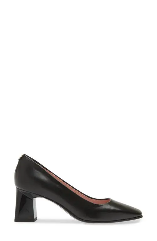 Naot Cass Patent Pump - Black Sheen Leather