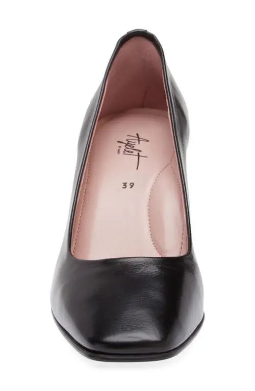 Naot Cass Patent Pump - Black Sheen Leather