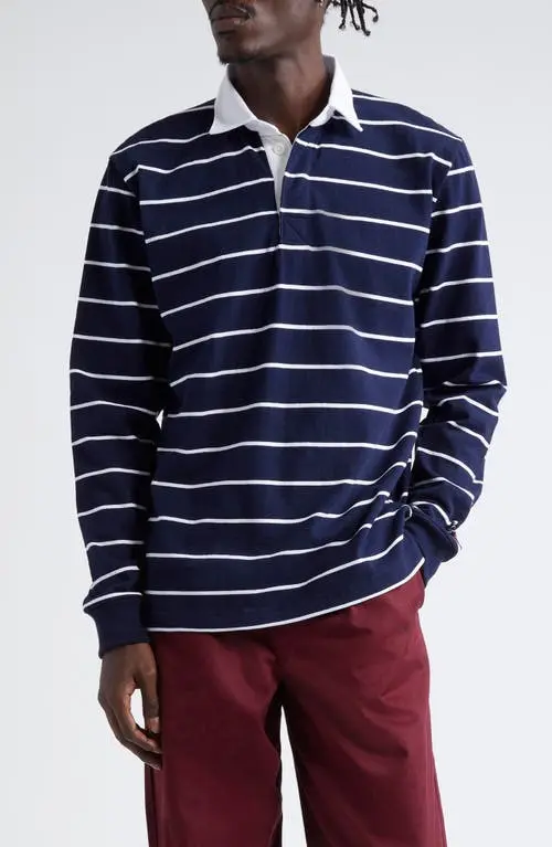 NOAH Classic Stripe Rugby Shirt