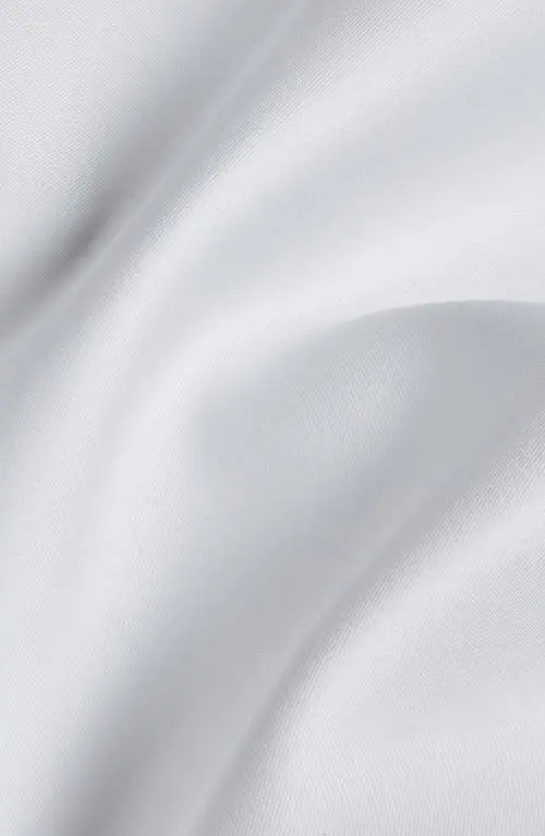 David Donahue Regular Fit Cotton Dress Shirt - White