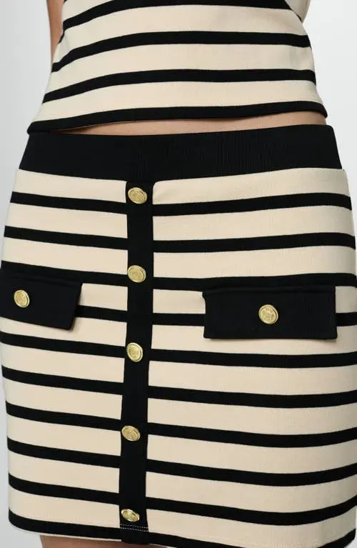Mango Knit Miniskirt