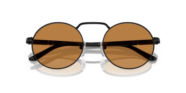 Persol Round Frame Sunglasses - Yellow Brown