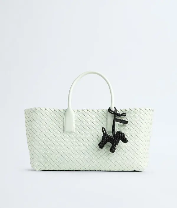 Bottega Veneta Leather Dog Charm - Black