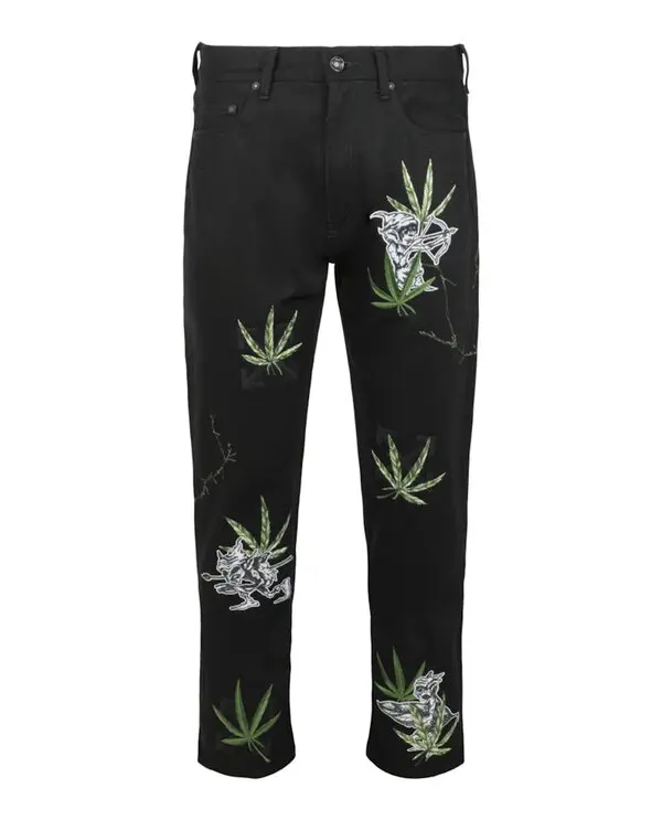 Off-White Weed Skate Fit Jeans