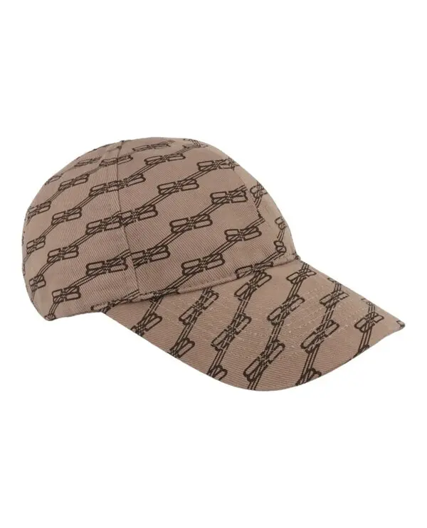 Balenciaga Bb Monogram Baseball Cap - Beige