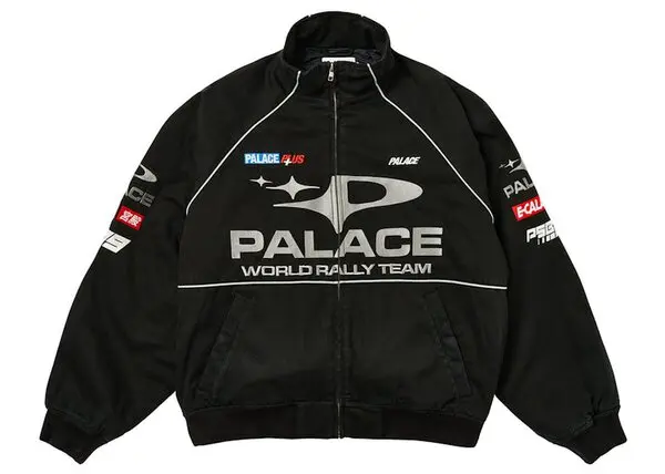 PALACE WORLD RALLY TEAM ブラックジャケット Palace Pally Rally Jacket - Black | Editorialist