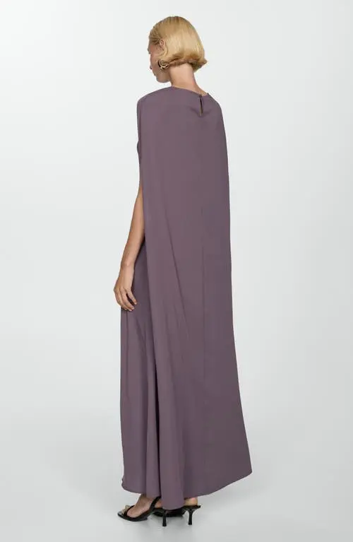 Mango Cape Maxi Dress