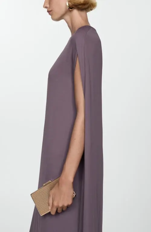 Mango Cape Maxi Dress