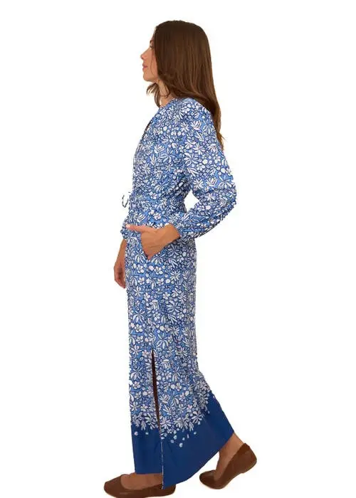 CABANA LIFE Button Down Maxi Dress - Tahoe