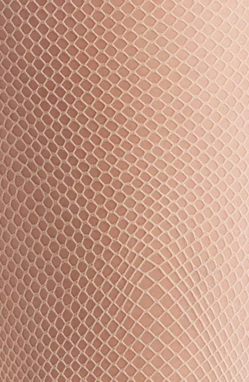 Nordstrom Control Top Fishnet Tights - Beige Sand