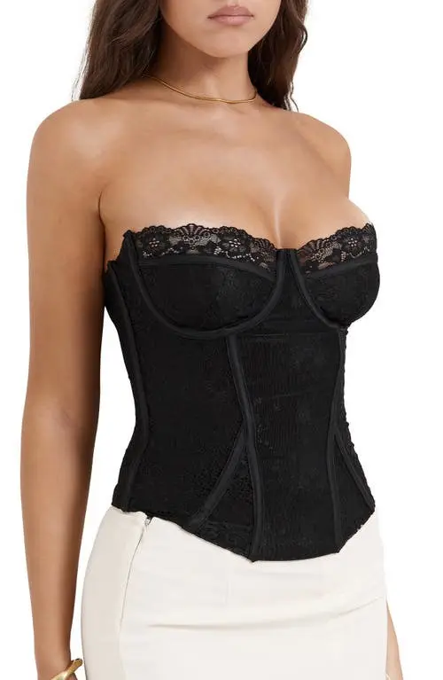 MISTRESS ROCKS Lace Underwire Corset