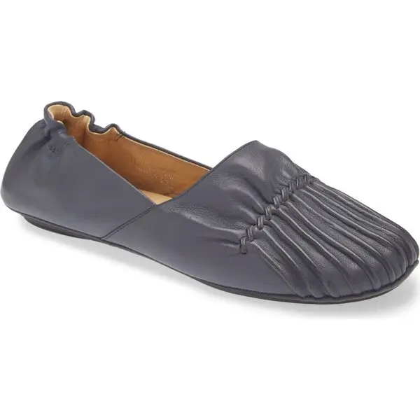 CHOCOLAT BLU Cam Flat - Navy Leather