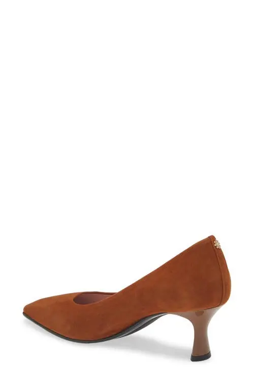 Naot Margot Pointed Toe Pump - Brown Suede
